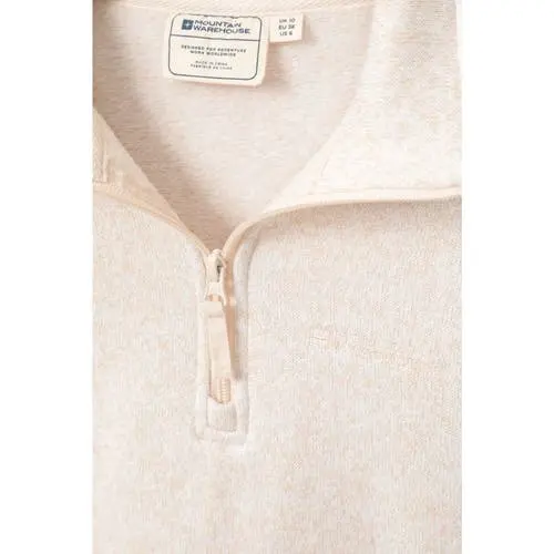 Mountain Warehouse Idris Half Zip Fleece Top - Beige