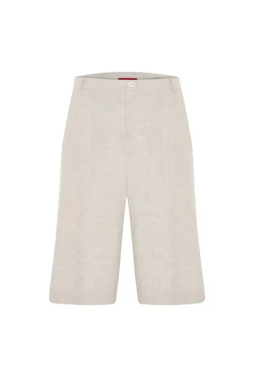 PCFG Daydreamers Linen-look Stitch Detail Shorts