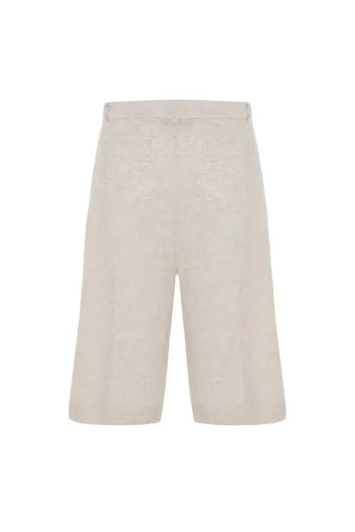 PCFG Daydreamers Linen-look Stitch Detail Shorts