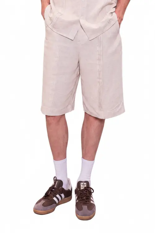 PCFG Daydreamers Linen-look Stitch Detail Shorts