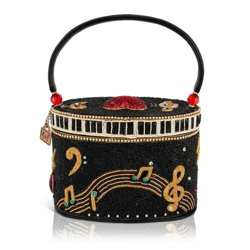 MARY FRANCES ACCESSORIES Jam Session Top Handle Handbag