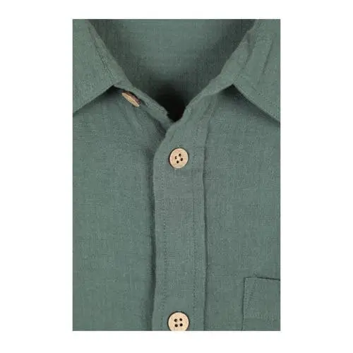 Mountain Warehouse Palm Textured Short-sleeved Shirt - Green