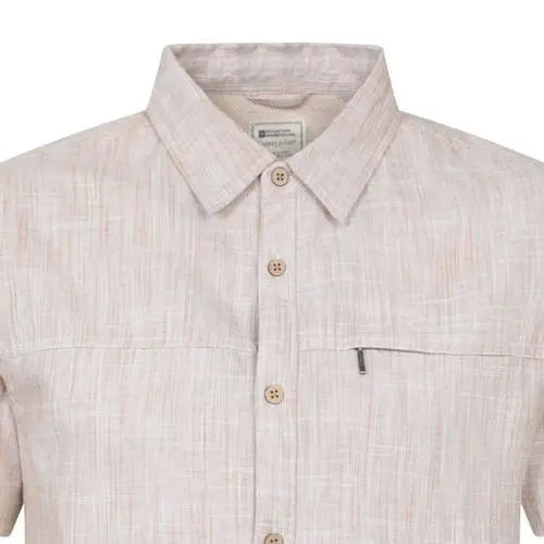 Mountain Warehouse Coconut Slub Short-sleeved Shirt - Beige