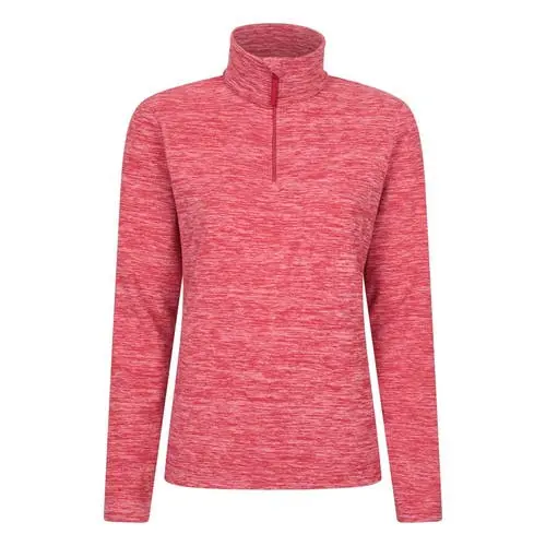 Mountain Warehouse Snowdon Melange Fleece Top - Red
