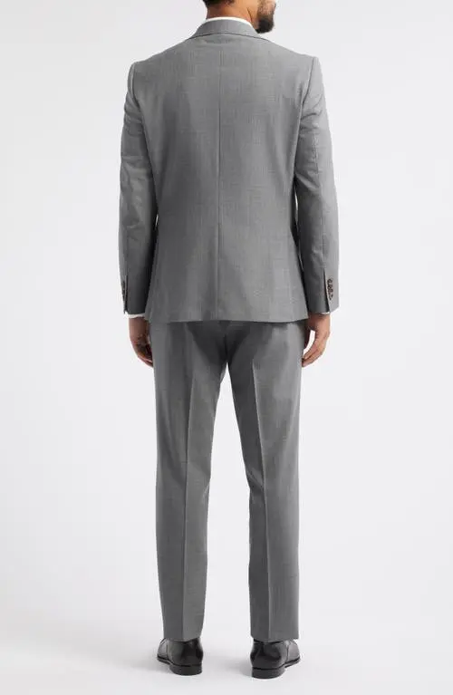JACK VICTOR Esprit Solid Stretch Wool Suit