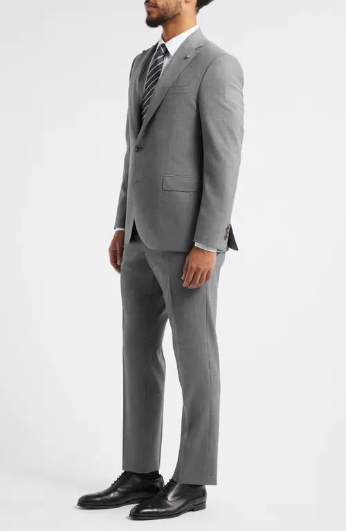 JACK VICTOR Esprit Solid Stretch Wool Suit