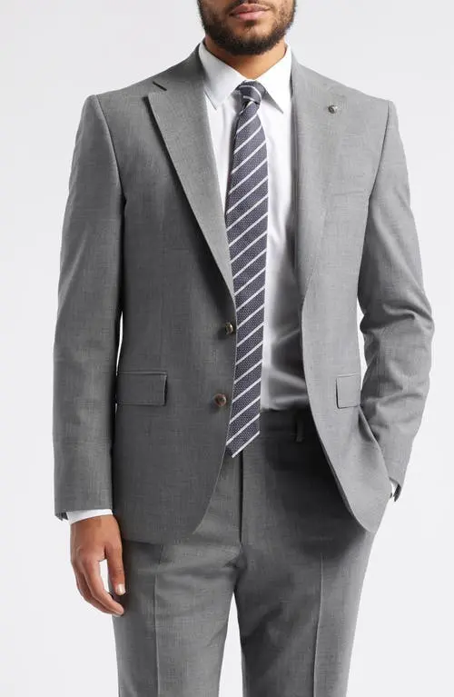 JACK VICTOR Esprit Solid Stretch Wool Suit