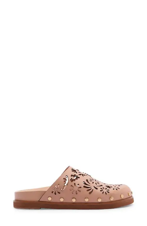 Farm Rio Lace Anatomic Leather Flat Mule