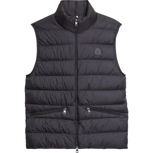 Moncler Treompan Water Repellent Down Puffer Vest - Black