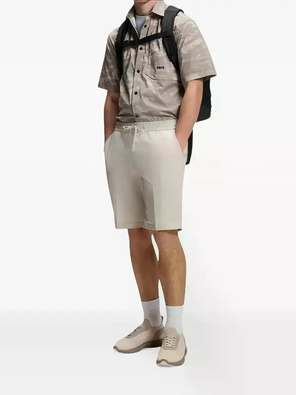 BOSS Drawstring-waistband Shorts