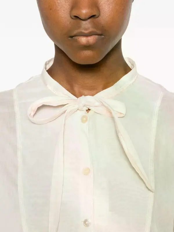 FORTE_FORTE Bib-detail Blouse