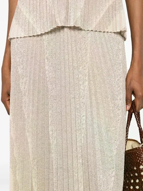 FORTE_FORTE Pleated Midi Skirt