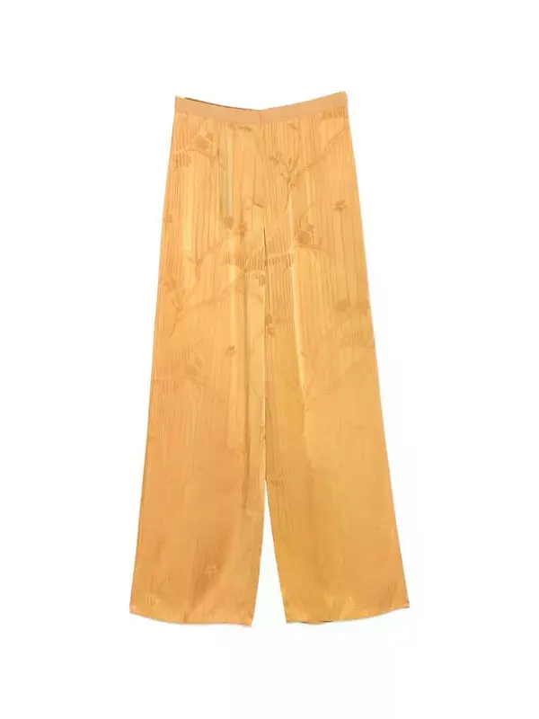 FORTE_FORTE Floral-jacquard Trousers
