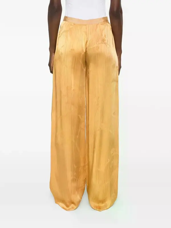 FORTE_FORTE Floral-jacquard Trousers