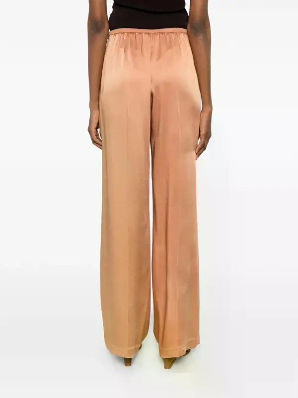 FORTE_FORTE Satin-finish Wide-leg Trousers