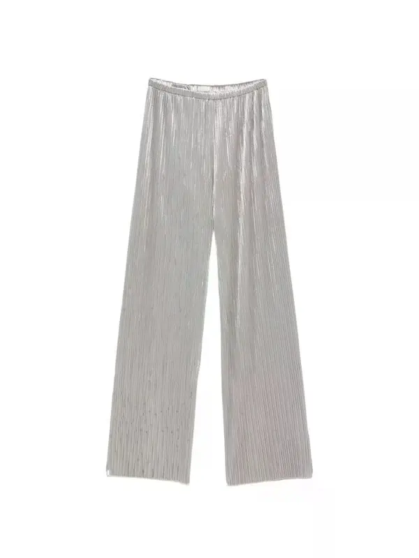FORTE_FORTE Plissé-effect Wide-leg Trousers