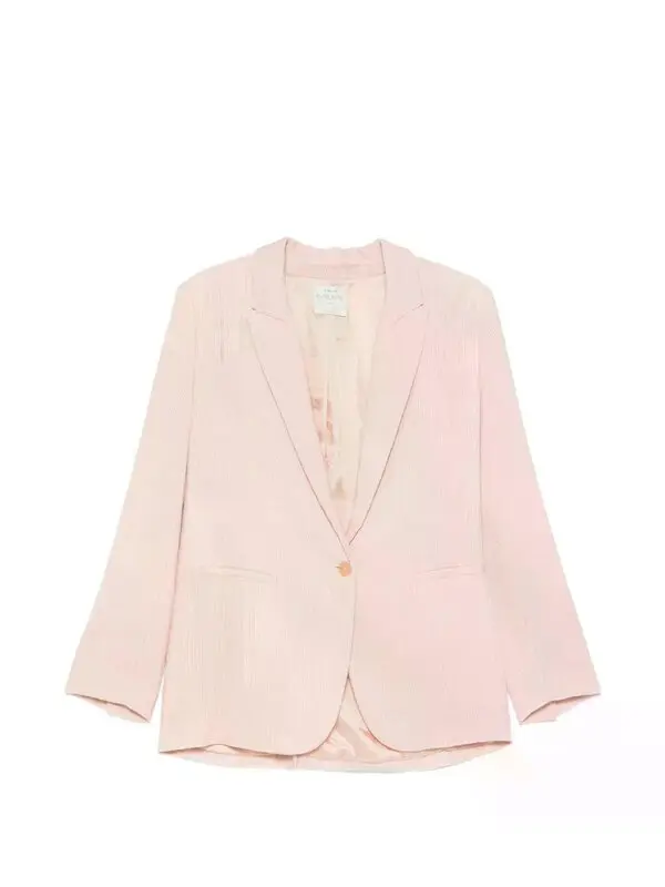 FORTE_FORTE Corduroy Notch-lapel Jacket - Pink