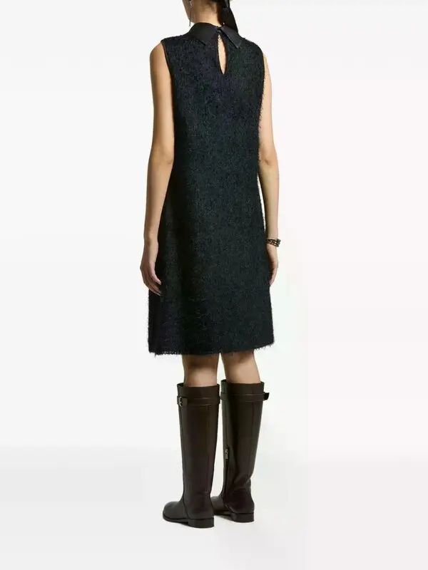 Peserico Bouclé-texture Sleeveless Mini Dress