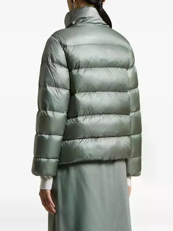 Peserico Quilted High-neck Jacket