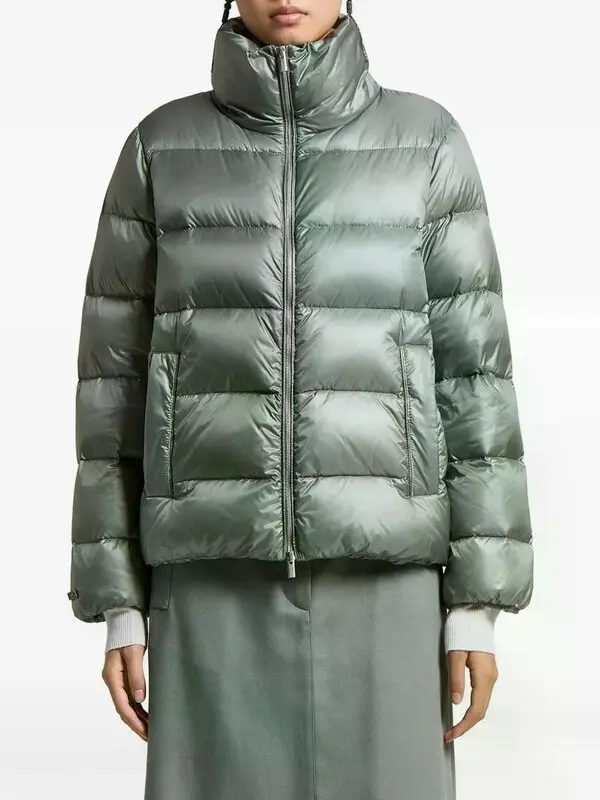Peserico Quilted High-neck Jacket