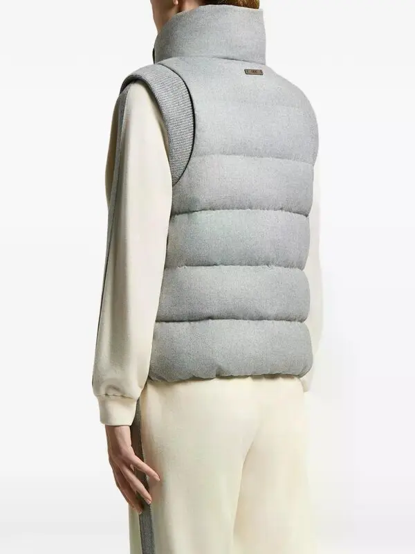 Peserico Quilted High-neck Gilet