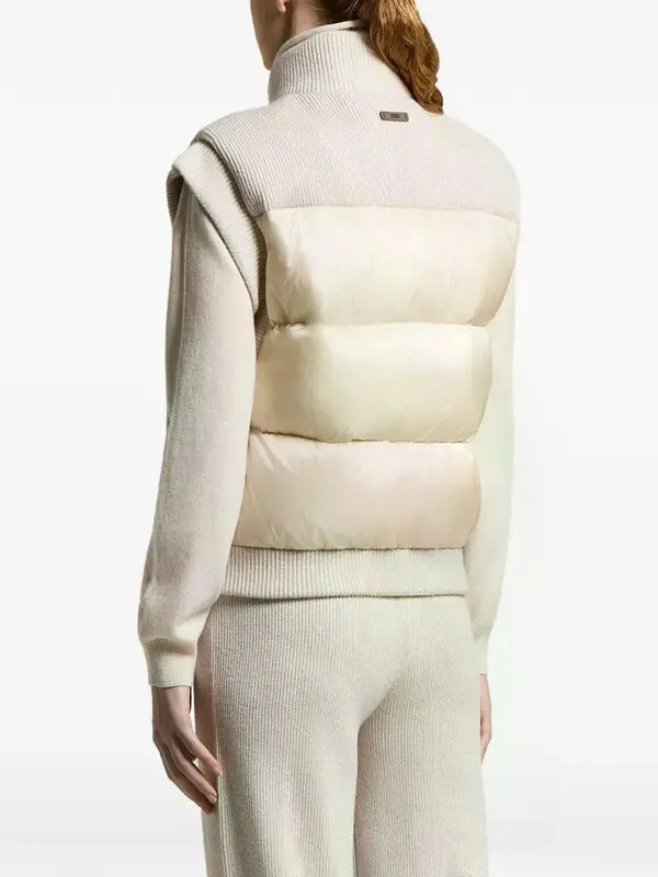 Peserico Quilted Panelled Gilet