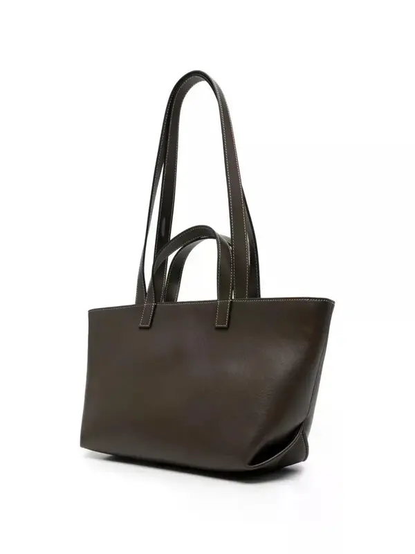 A.p.c. Small Drummer Leather Tote Bag