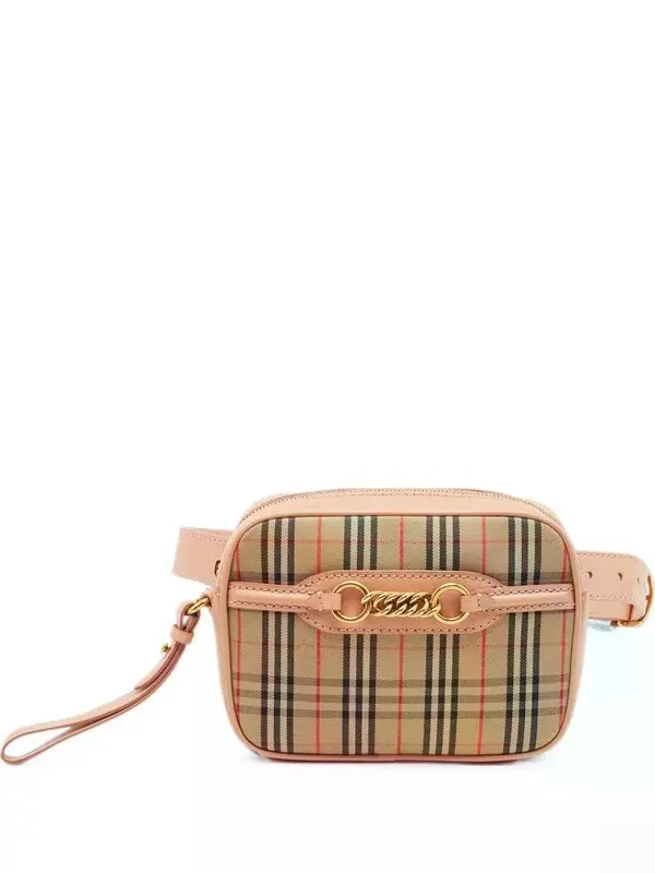 Burberry 1983 Link Knight-check Belt Bag - Neutrals