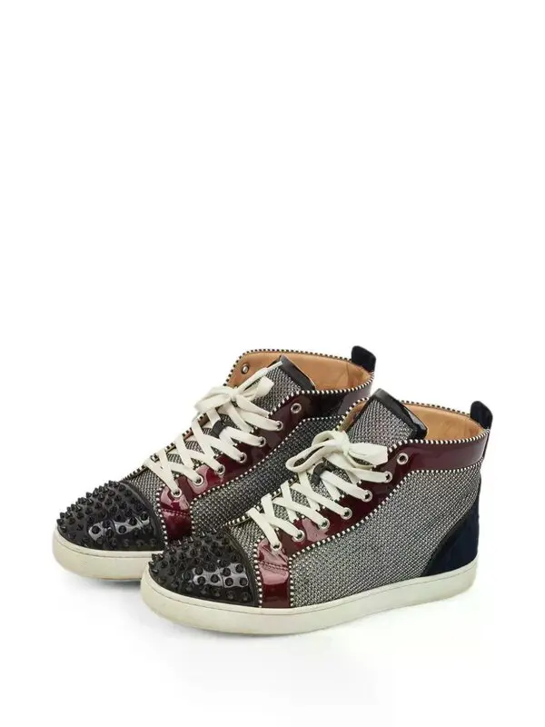 CHRISTIAN LOUBOUTIN Spikes Orlato High Top Sneakers