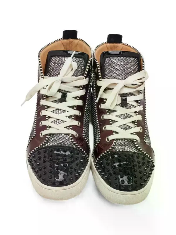 CHRISTIAN LOUBOUTIN Spikes Orlato High Top Sneakers