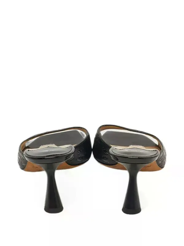 JIMMY CHOO Zania Logo-embossed Sandals