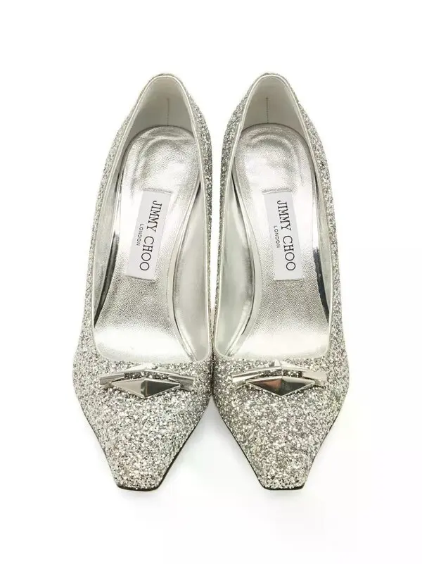 JIMMY CHOO Ryker Glitter Detail Pumps