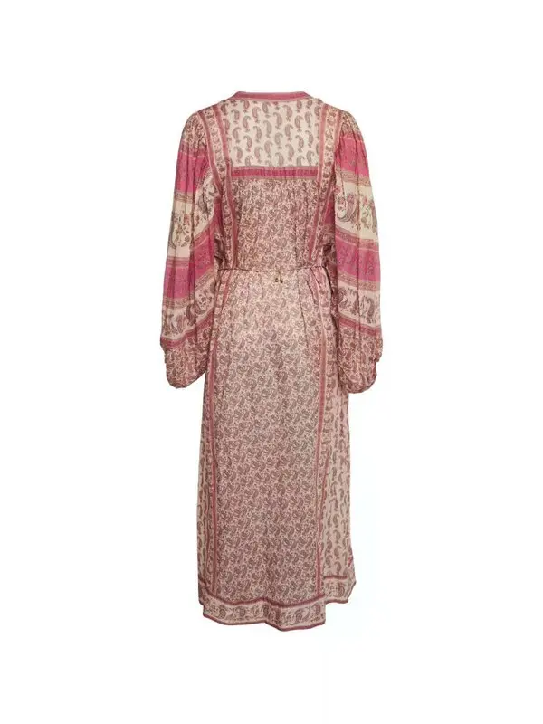 Zimmermann Paisley-print Puff-sleeve Maxi Dress