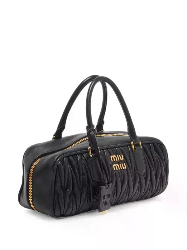 Miu Miu Large Arcadie Matelassé Satchel Bag