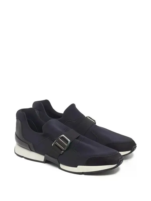 Hermès Run Slip-on Sneakers With Silver-tone Hardware