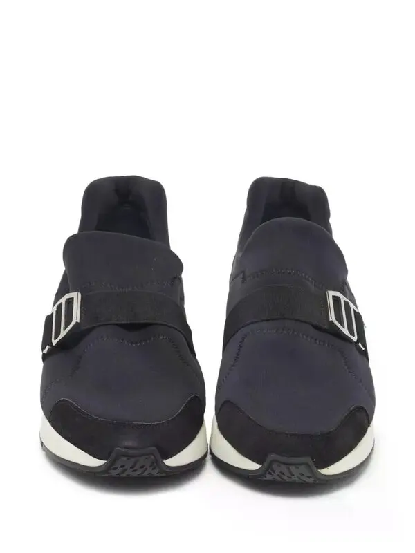 Hermès Run Slip-on Sneakers With Silver-tone Hardware