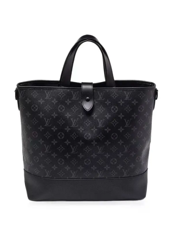 LOUIS VUITTON Saumur Eclipse Monogram Tote Bag