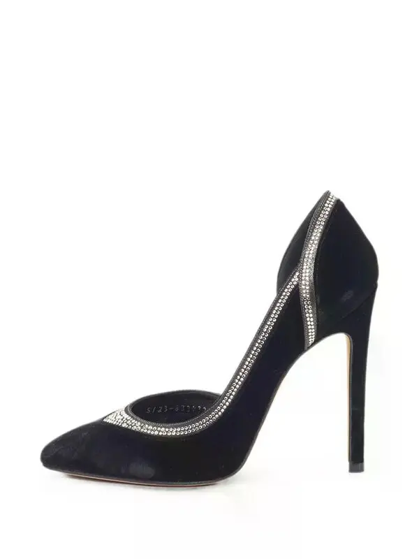 GINA Crystal-embellished D'orsay Pumps