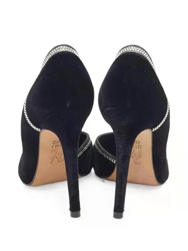 GINA Crystal-embellished D'orsay Pumps