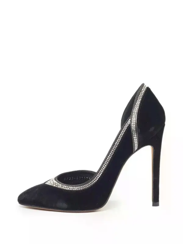 GINA Crystal-embellished D'orsay Pumps