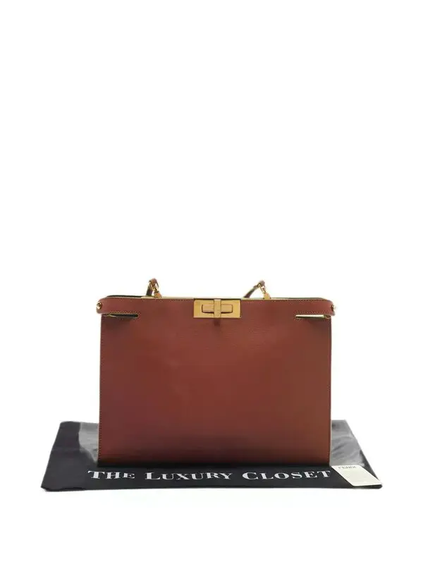 Fendi Peekaboo Twist-lock Crossbody Bag