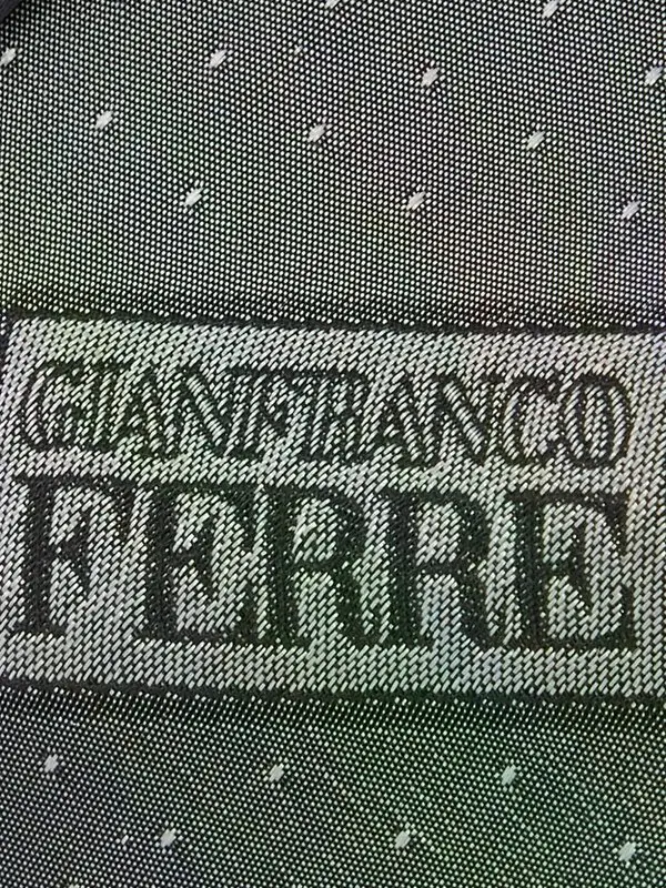 Gianfranco Ferre Fan-print Tie - Black