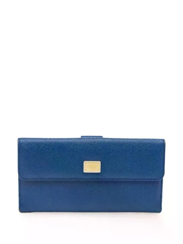 Dolce & Gabbana Logo-plaque Leather Wallet