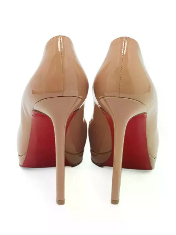 CHRISTIAN LOUBOUTIN Pigalle Plato Leather Platform Pumps