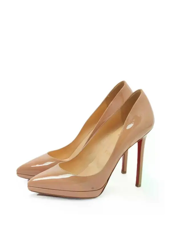 CHRISTIAN LOUBOUTIN Pigalle Plato Leather Platform Pumps