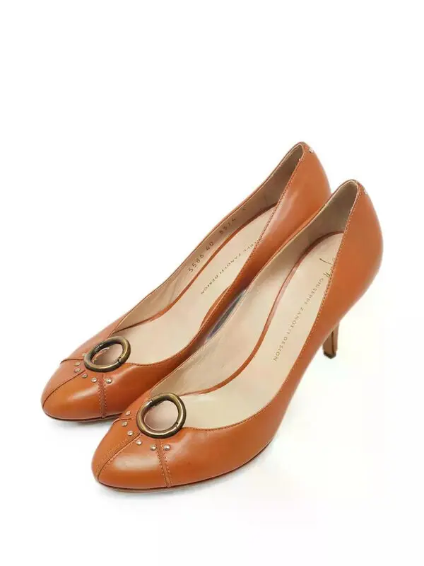 GIUSEPPE ZANOTTI Lucrezia Circular-accent Pumps