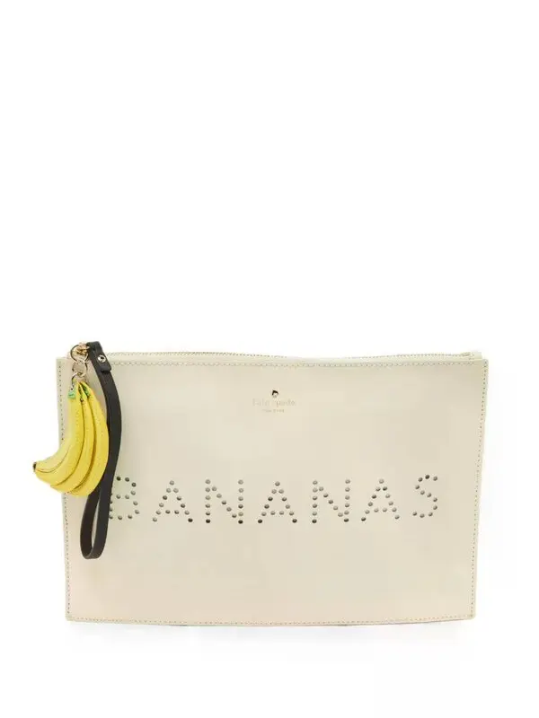 Kate Spade New York Flights Of Fancy Bananas Clutch Bag