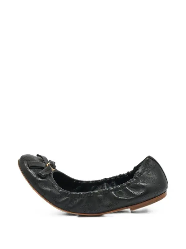 LOUIS VUITTON Perforated Monogram Ballet Flats
