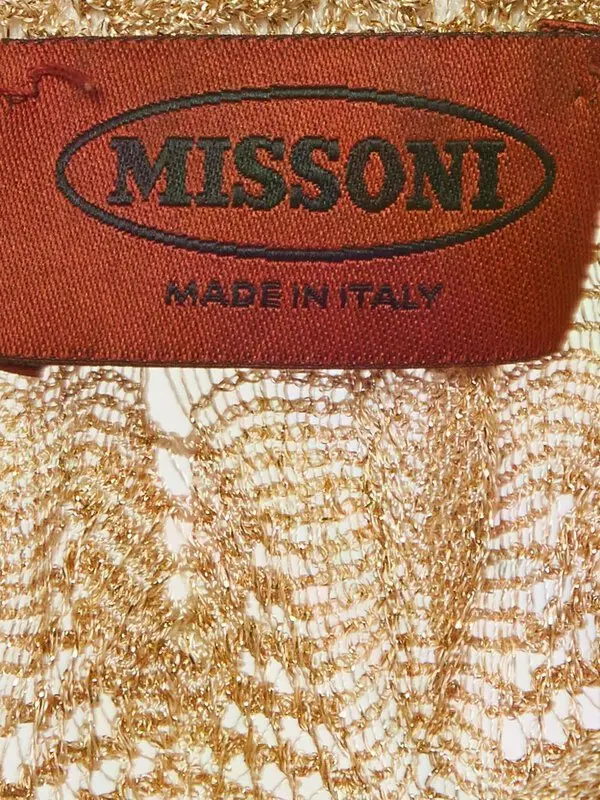 Missoni Cowl-neck Sheer Top