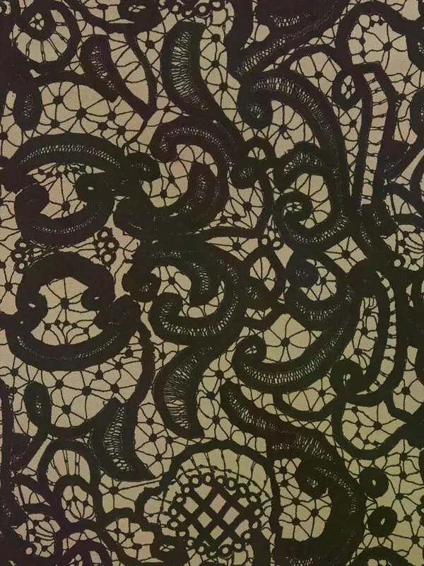Dolce & Gabbana Lace-print Pencil Skirt